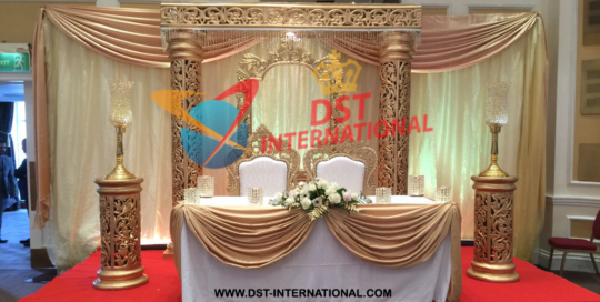 Fiber Golden Stage - Wedding Stages